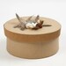 5 Round Hat Boxes Natural Paper Mache Card Boxes | Gift Storage ...