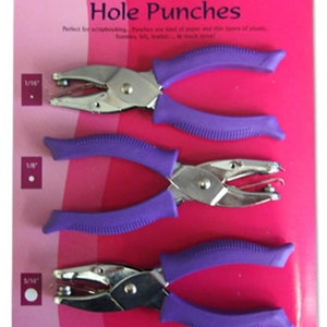 3 Sizes Circle Hole Paper Punches Small Medium Large Paper - Etsy UK