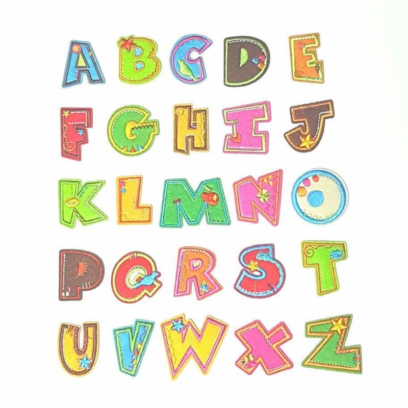 Kids Alphabet Patch - Etsy