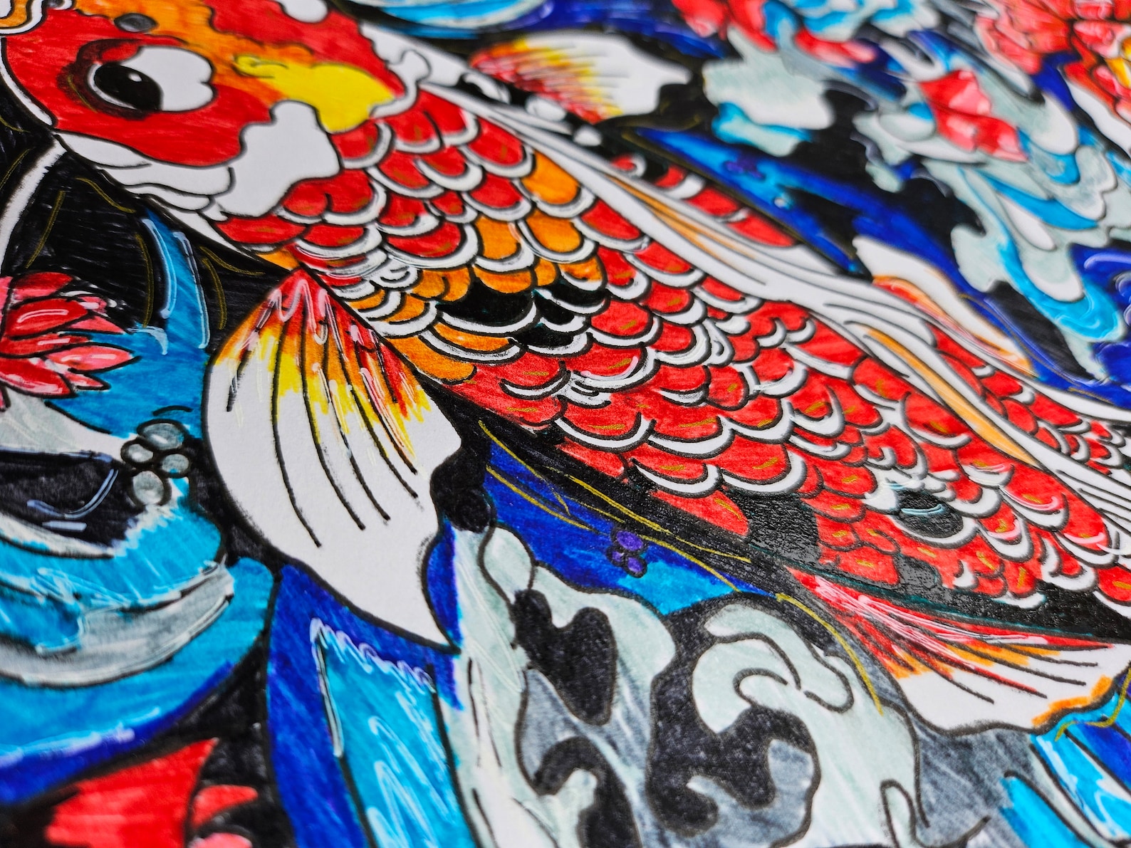 Koi Perseverance - Etsy