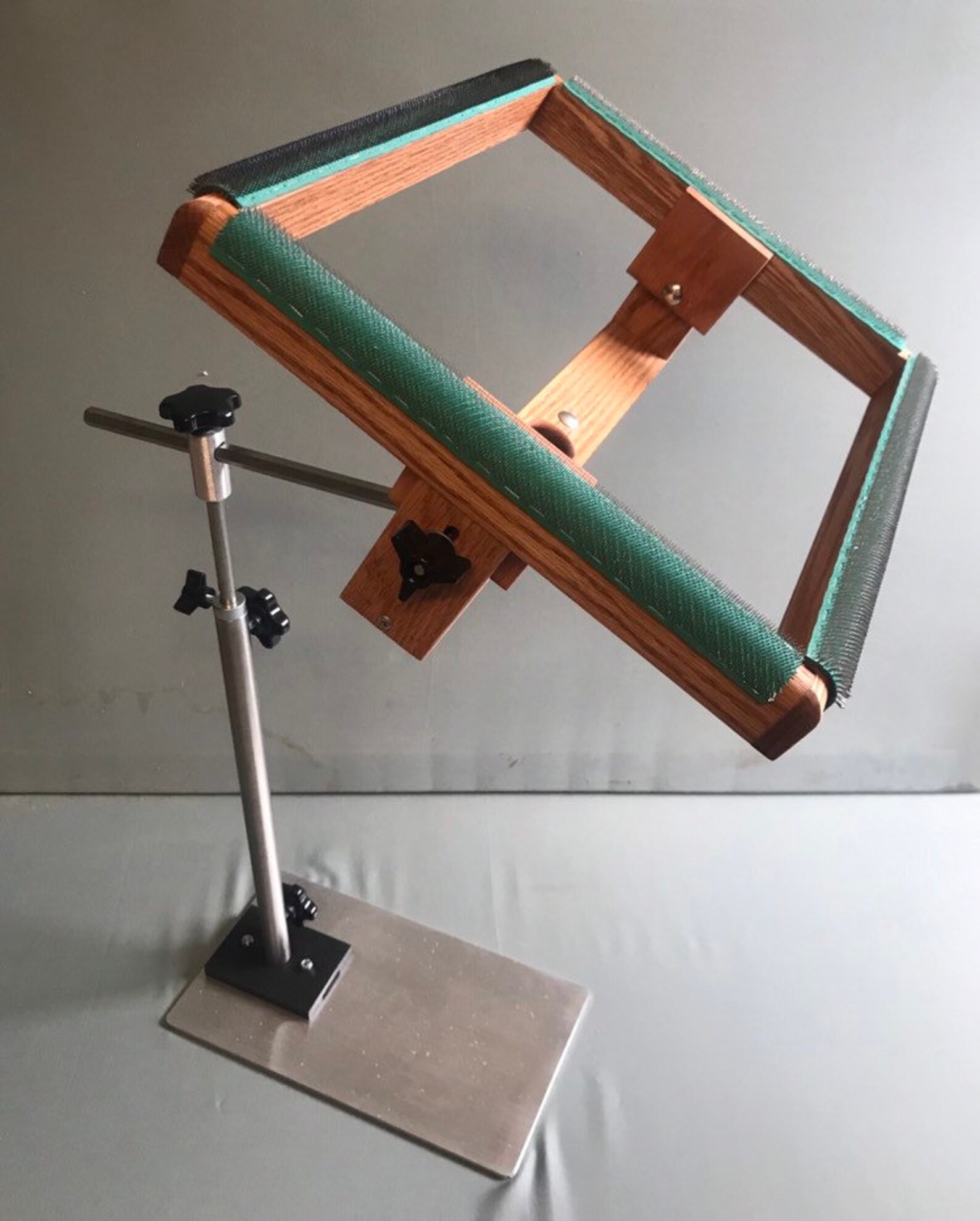 Horizontal Adjustable Stainless Steel Rug Hooking Stand With - Etsy