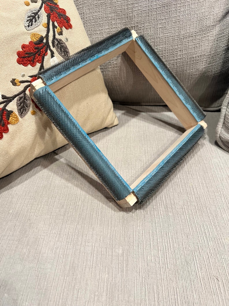 6.5 X 6.5 Punch Needle Frame on Lazy Susan Base - Etsy
