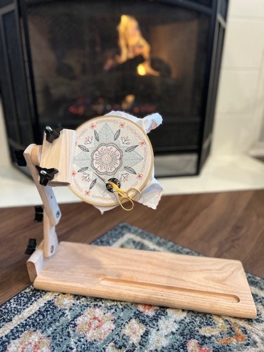 K's Creations UNSTAINED Z-frame Lap Frame Needlework Stand | Holds ...