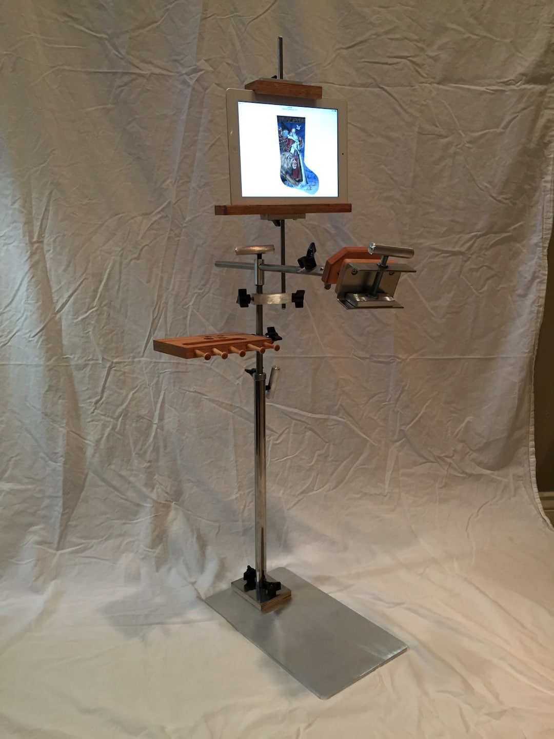 Stainless Steel Metal Floor Stand With Tablet/pattern Holder for ...