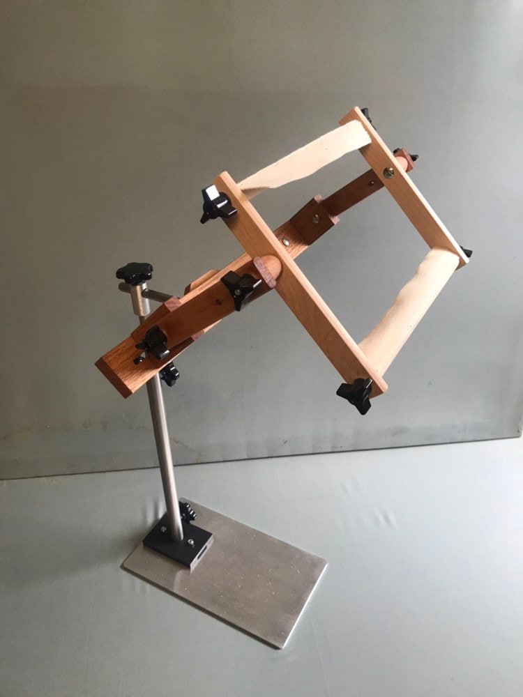 K's Creations Metal Needlework Stand With Scroll Frame - Etsy