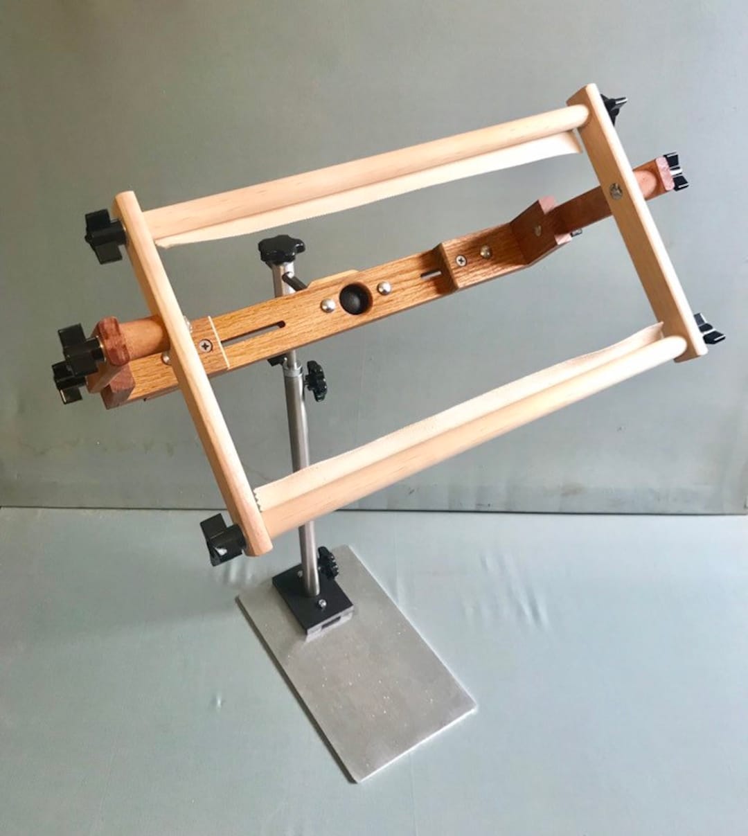 K's Creations Metal Needlework Stand With Scroll Frame - Etsy