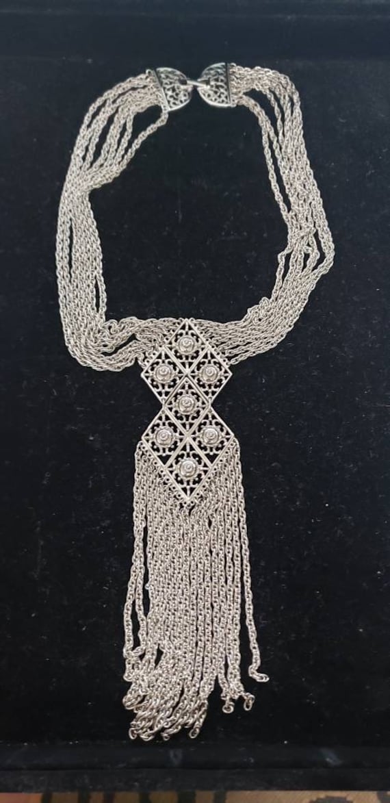 60s statement necklace - Gem