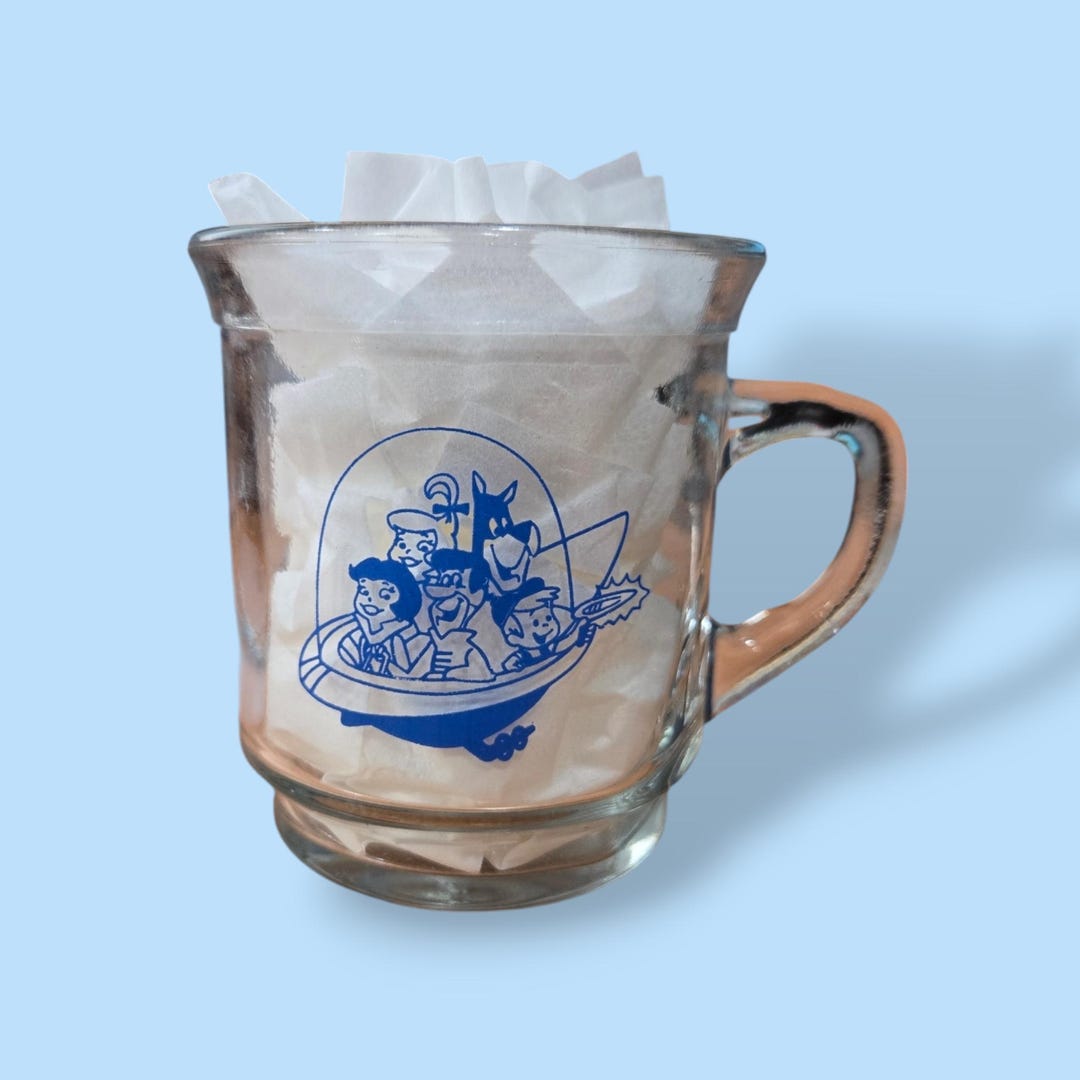 Vintage 1980s the Jetsons Glass Mug - Etsy