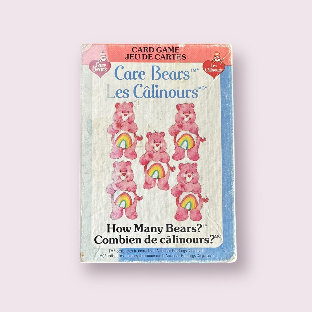 1983 Care Bears “how Many Bears?” Counting Game 100% Complete - Etsy