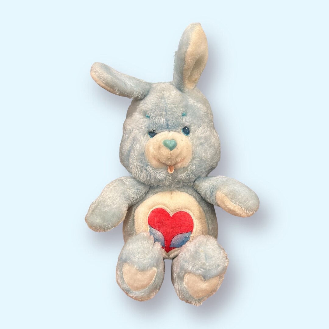 Original 1980s Care Bears Cousins Swift Heart Rabbit Plush - Etsy