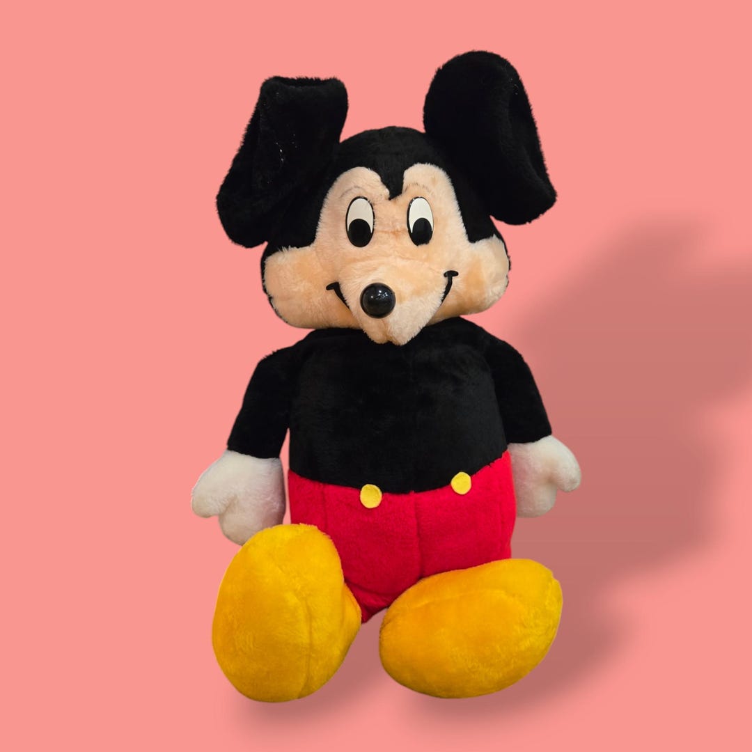 GIANT 40 Inch Mickey Mouse by Ganz Toys Vintage 1980s - Etsy