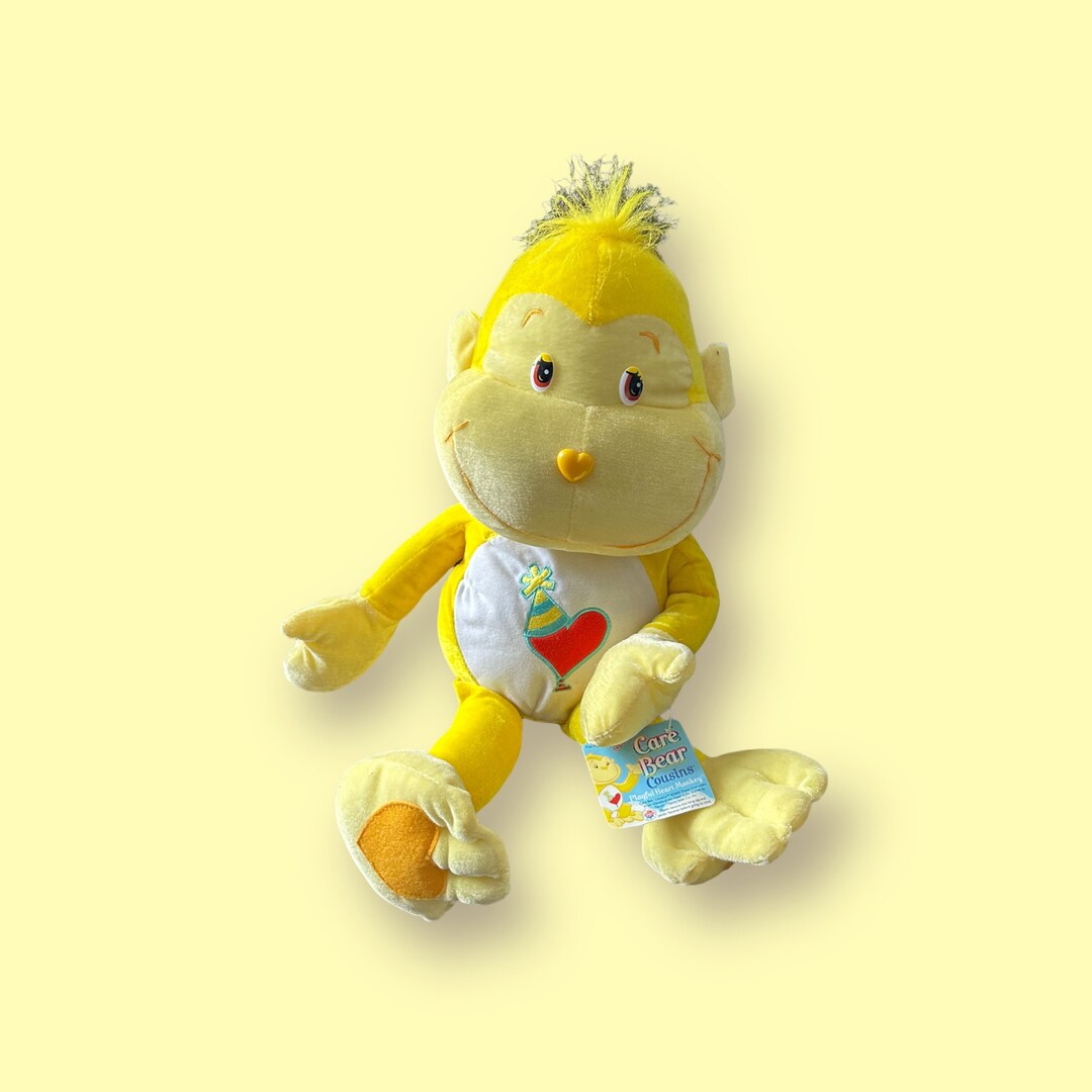 2000s Style Care Bears Cousin Playful Heart Monkey BNWT - Etsy UK