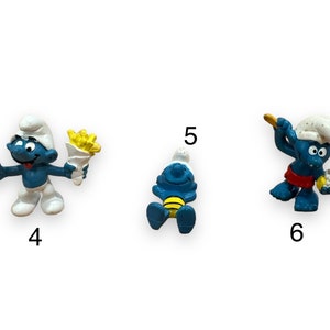 Pick-your-own Smurf PVC Miniature Figurine Ganzbros - Etsy