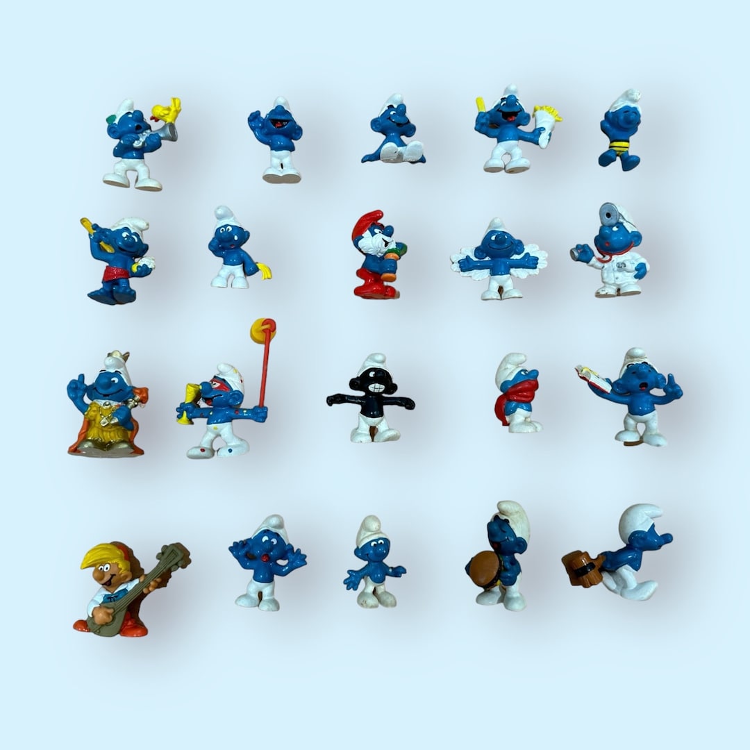 Pick-your-own Smurf PVC Miniature Figurine Ganzbros - Etsy