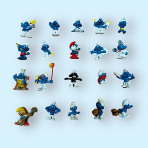 Pick-your-own Smurf PVC Miniature Figurine Ganzbros - Etsy