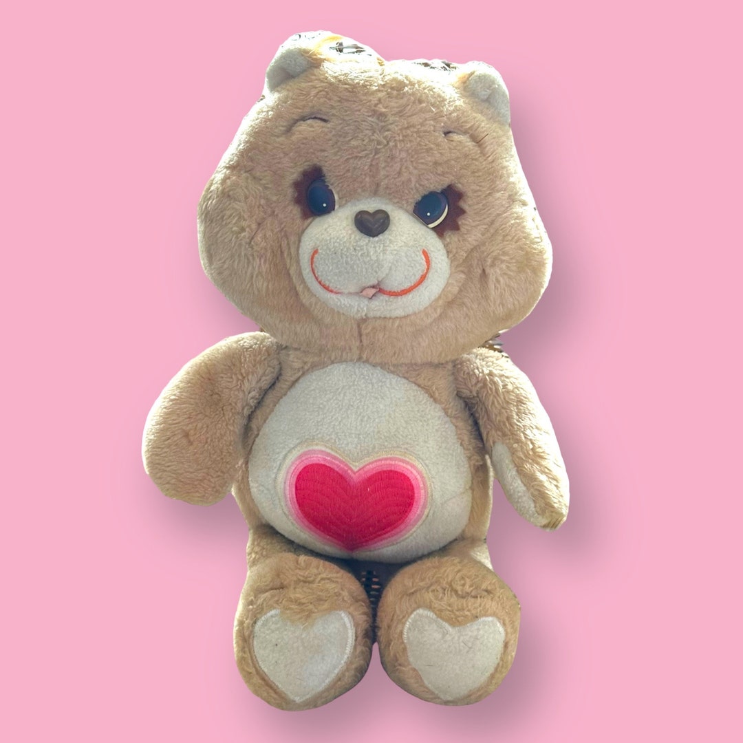 Original 1980s Oversized Care Bears Tender Heart Bear 16 Etsy UK