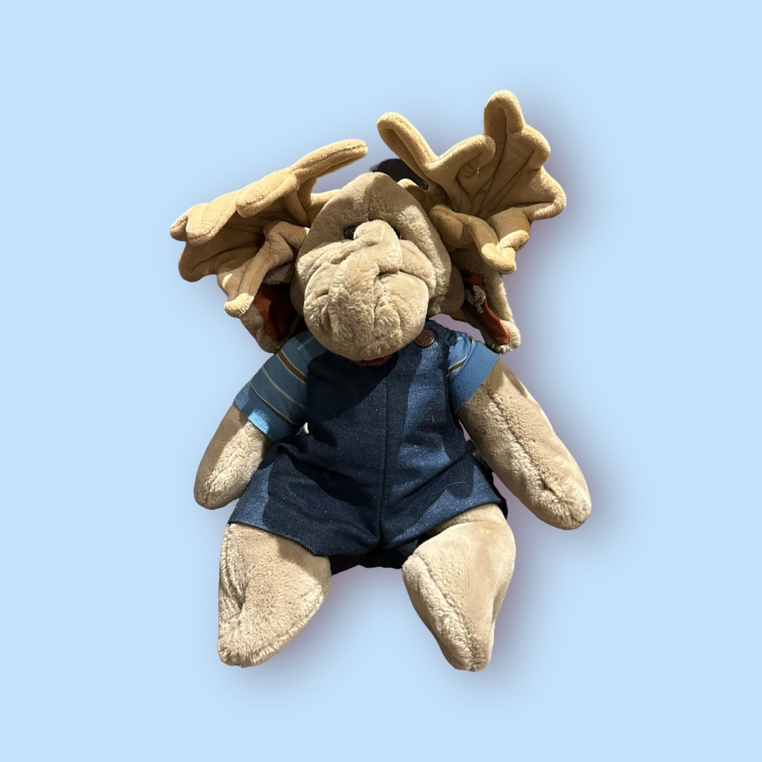 1980s Ganz Bros. Wrinkles Moogy Moose Plush Hand Puppet - Etsy