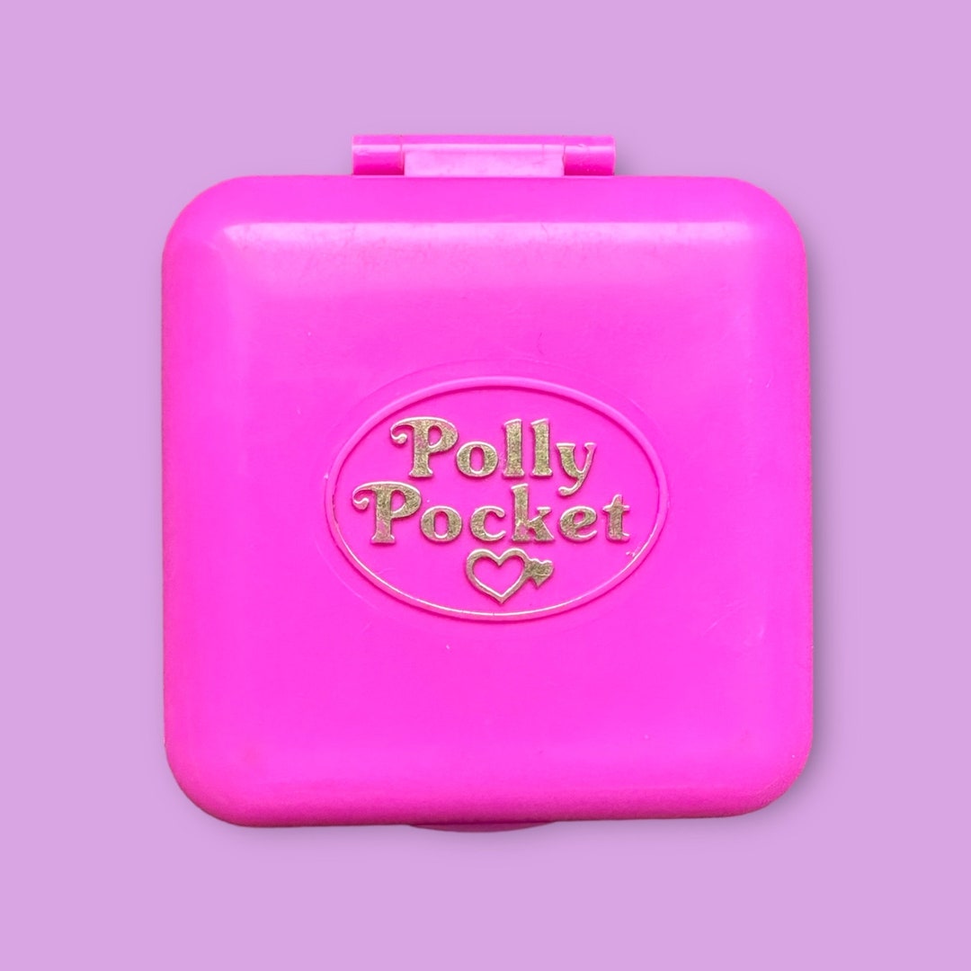 Vintage 1989 Polly Pocket Jungle Safari Zoo Compact Only Blue Bird Toys ...