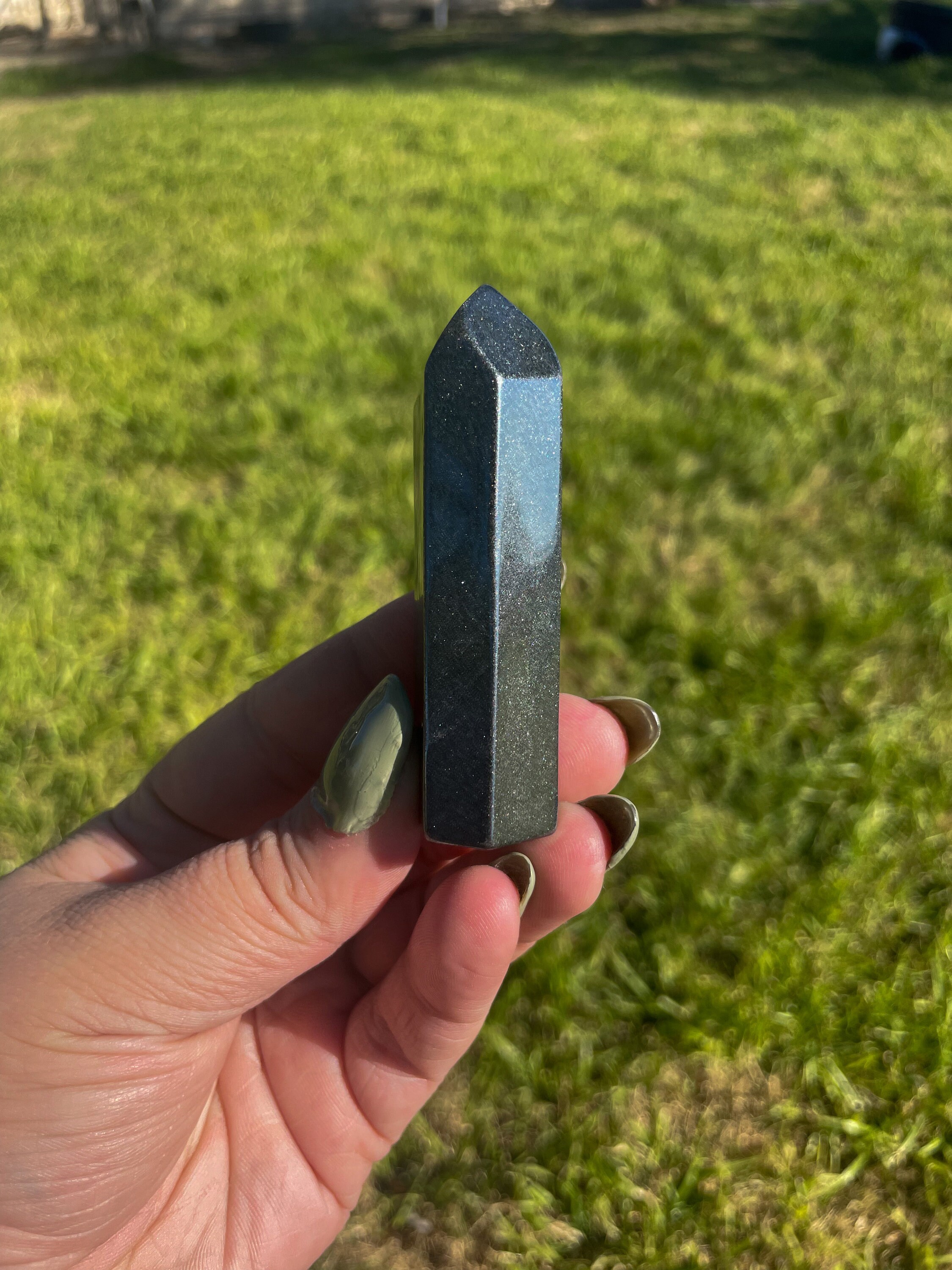 Hematite Tower/ Hematite Stone Tower/ Hematite/ Crystal Tower/ - Etsy