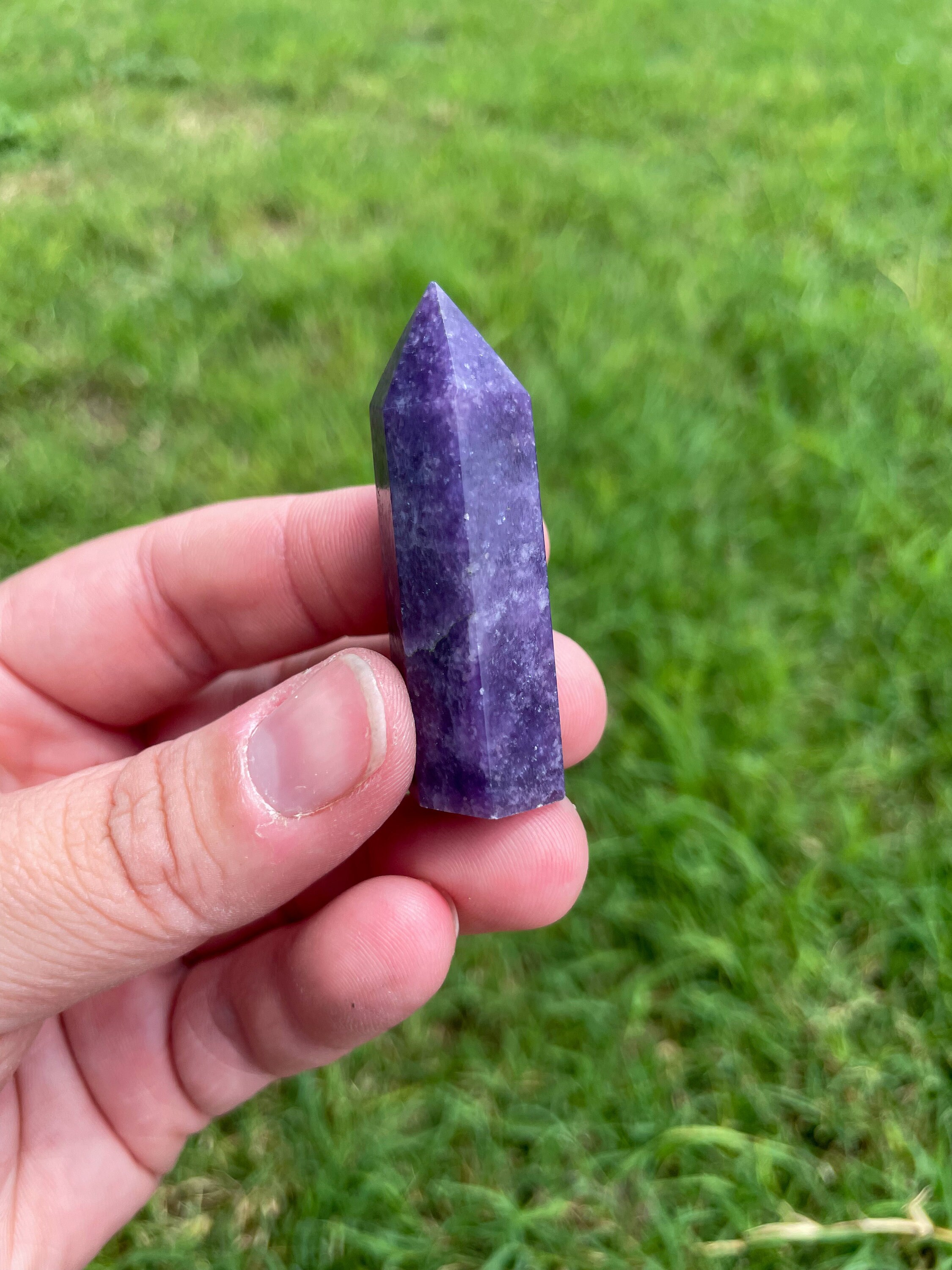 Lepidolite Tower/ Lepidolite / Lepidolite Crystal/ Purple | Etsy