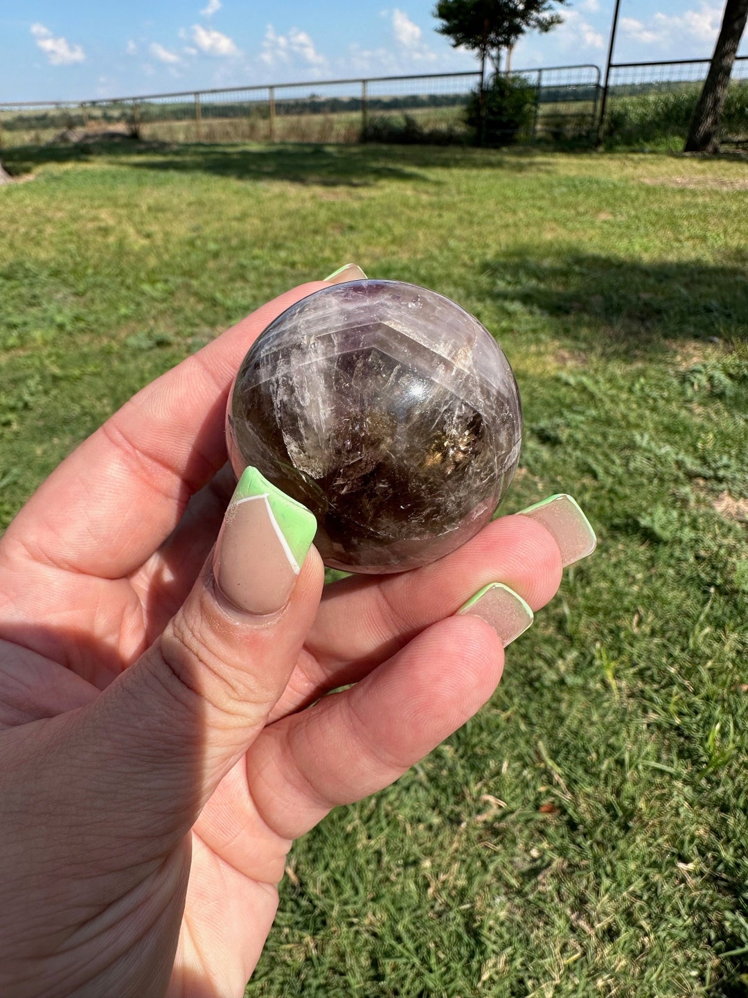 Super Seven Sphere/ Crystal Sphere / Super Seven / Melody Stone ...