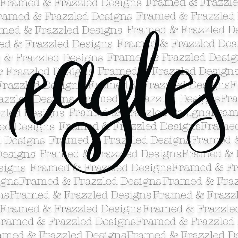 Eagles Digital Svg Cut File for Silhouette or Cricut - Etsy