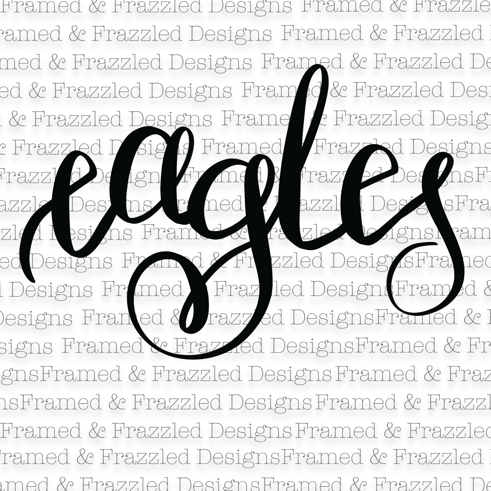 Eagles Digital Svg Cut File for Silhouette or Cricut - Etsy
