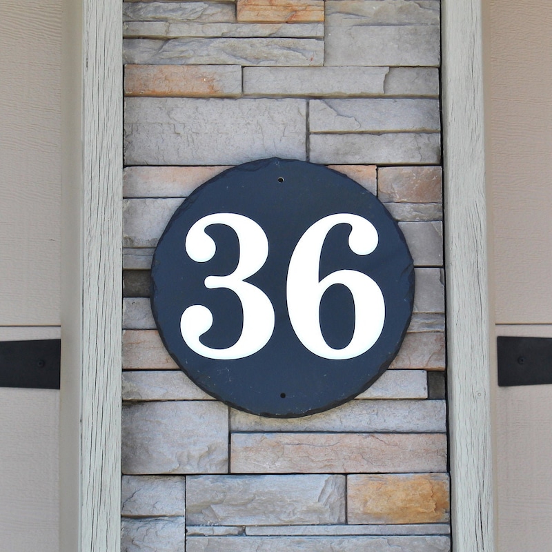 Round House Numbers - Etsy