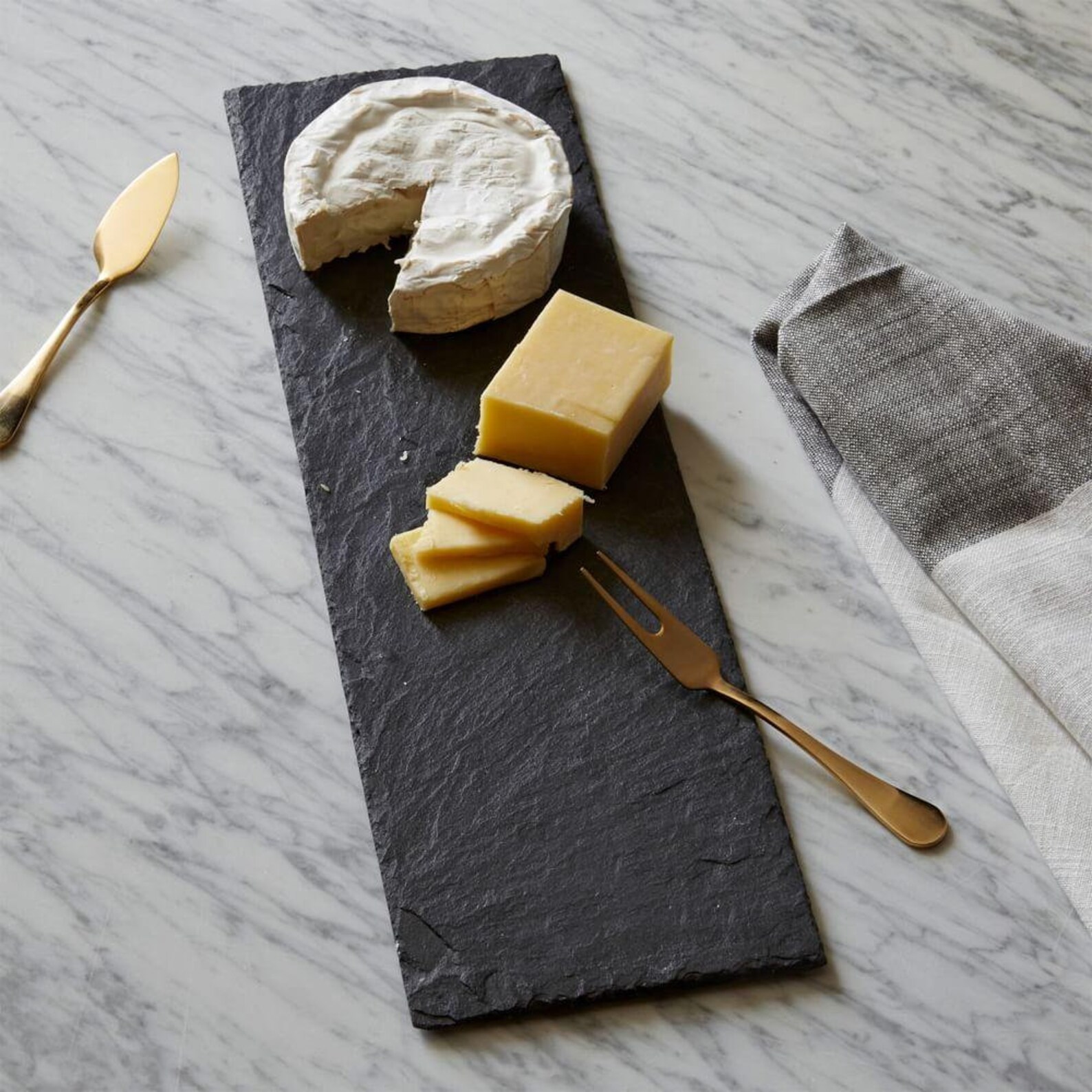 Long Skinny Rectangle Black Slate Cheese Board Personalized - Etsy