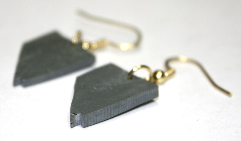 Nevada Slate Earrings- Personalized With Laser Engraving - Etsy