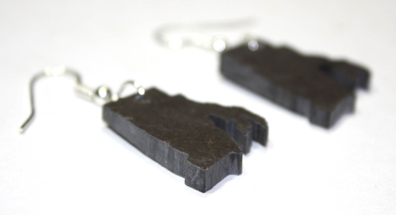 Rhode Island Slate Earrings- Personalized With Laser Engraving - Etsy