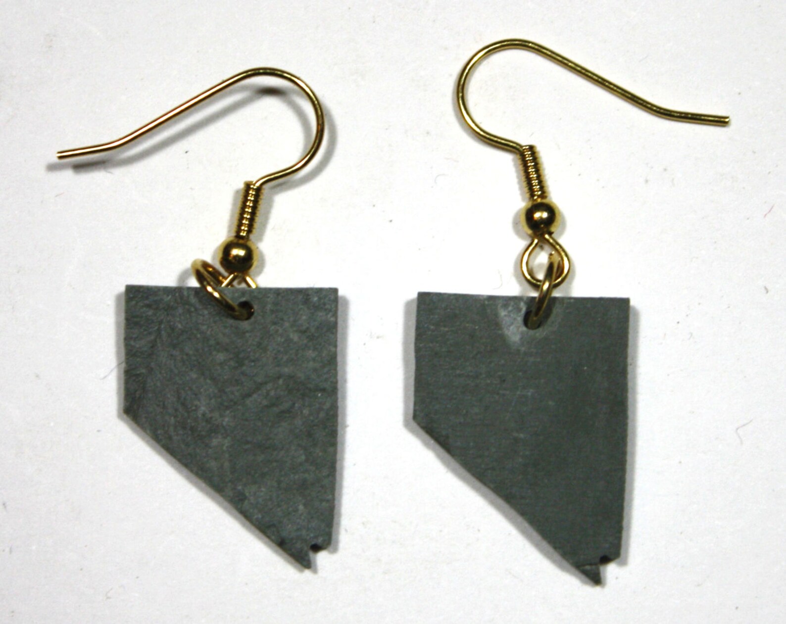 Nevada Slate Earrings- Personalized With Laser Engraving - Etsy