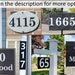 Oval Carved Slate House Number Sign - Etsy