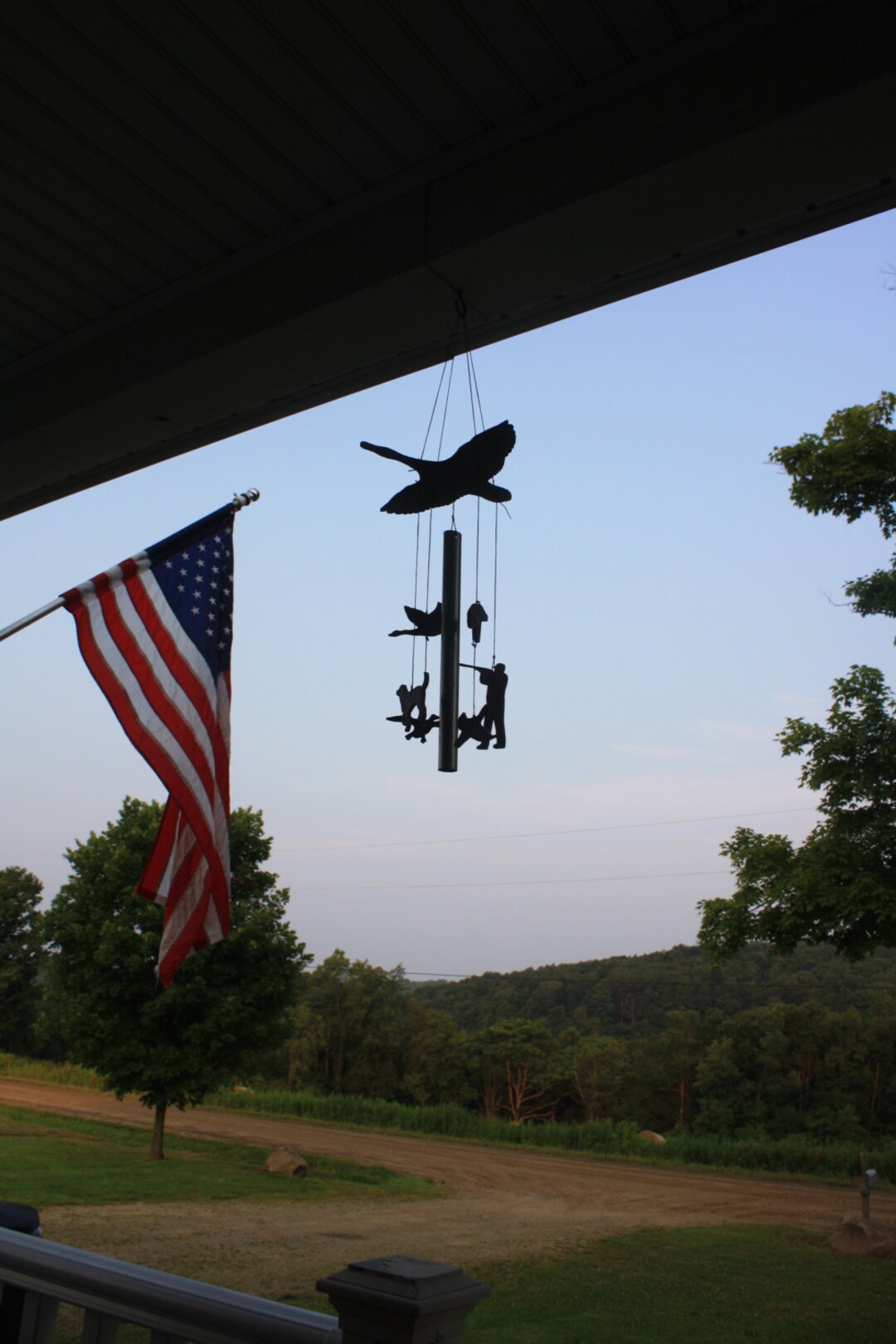 Duck Hunting Slate Wind Chime- Personalized With Laser Engraving - Etsy