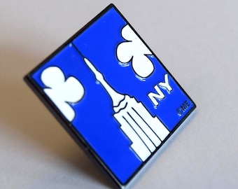 New York Button Gift Set of 4 Iconic New York City Pins 1.25 - Etsy