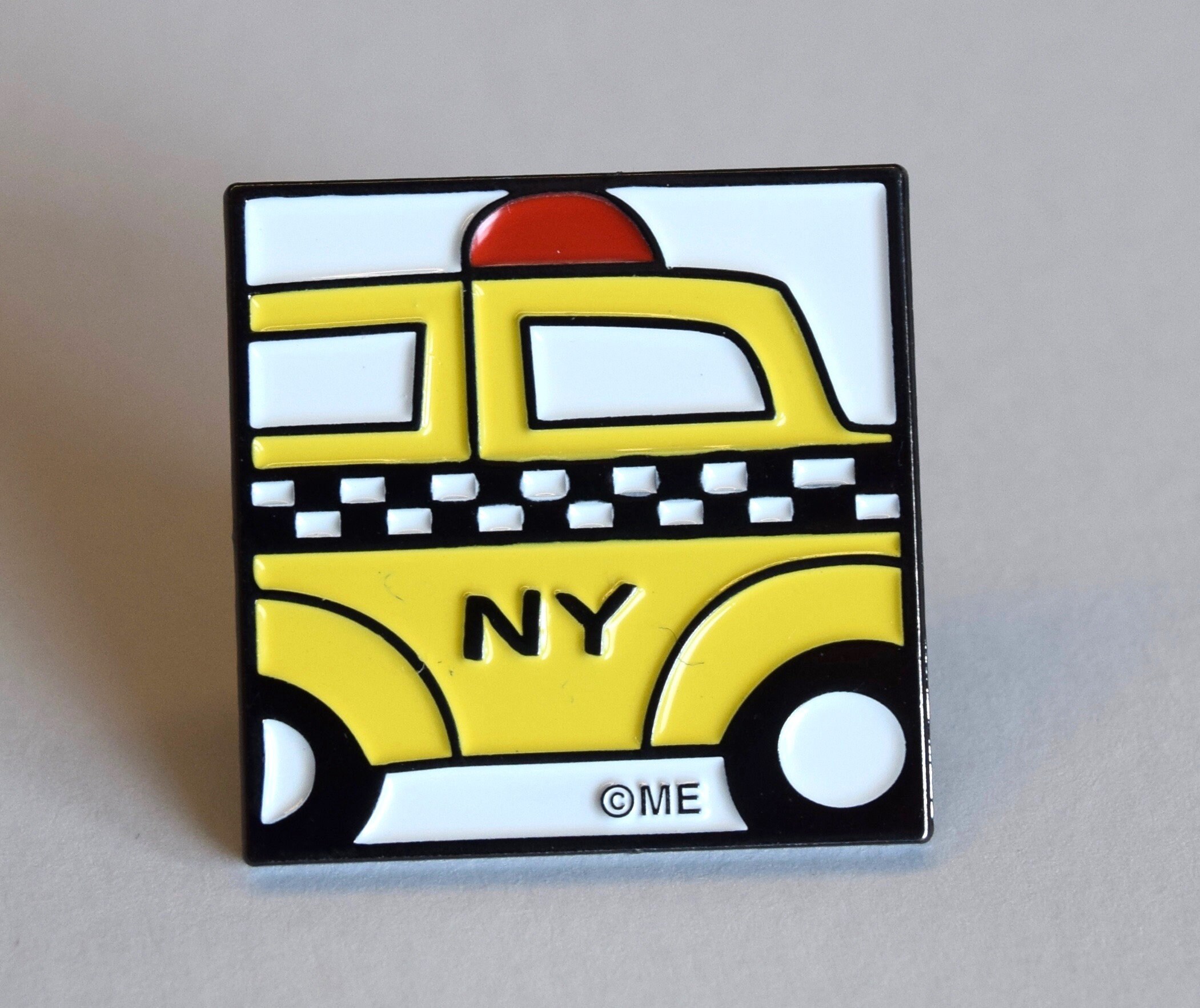 New York Pin Enamel Pin NYC Taxi Cab Lapel Pin 1 | Etsy