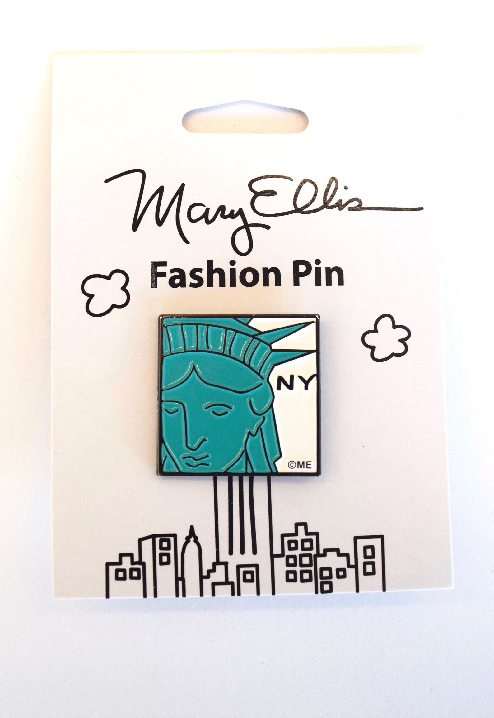 New York Pin Enamel Pin Statue of Liberty NYC Lapel Pin | Etsy