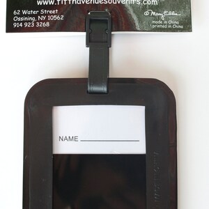 Luggage Tag New York MTA Subway Yankee Stadium Station Large Heavy Duty ...