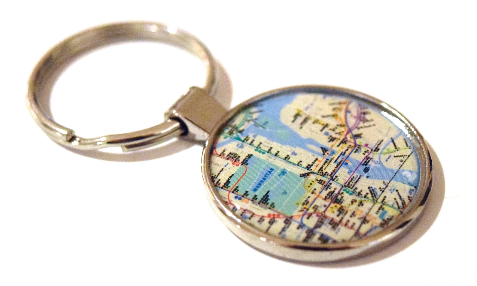 New York City Keychain Subway Map Officially MTA Licensed New York ...