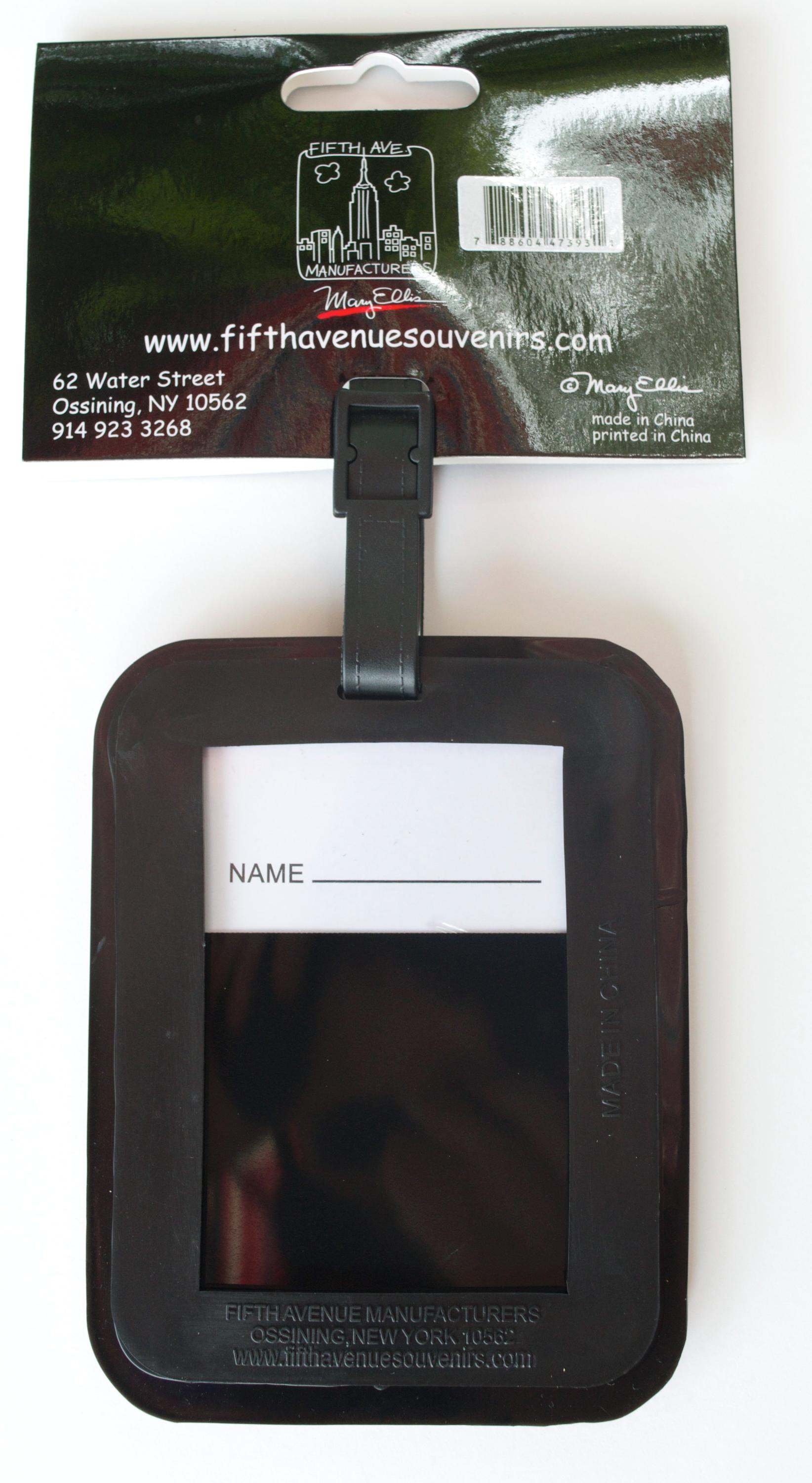 New York City Subway Metrocard Luggage Tag - Heavy Duty ID, Official ...