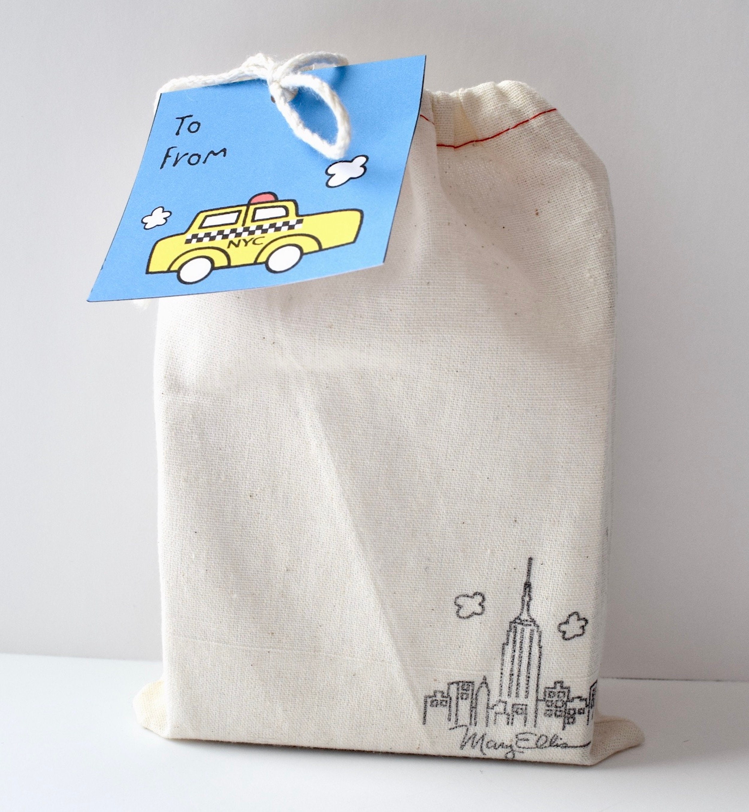 New York City Gift Bag Times Square Metrocard Subway Theme by | Etsy