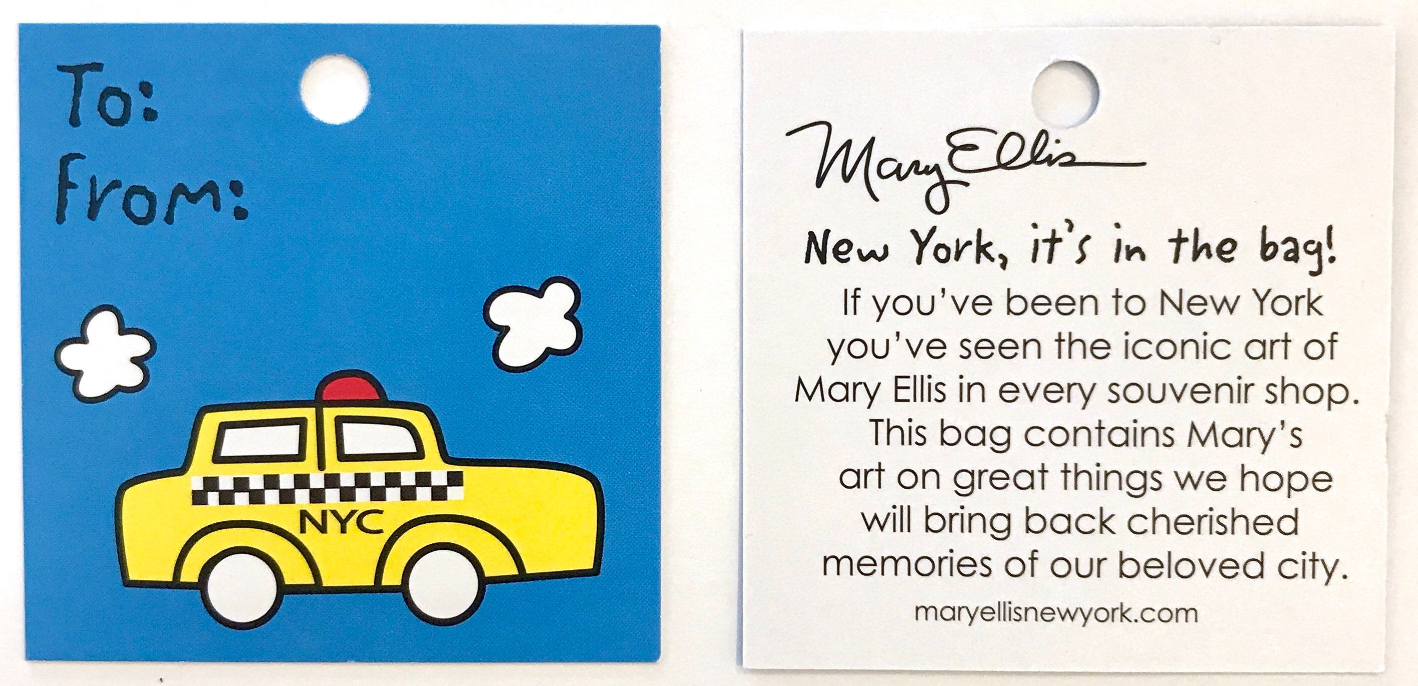 New York City Gift Bag Times Square Metrocard Subway Theme by Mary ...