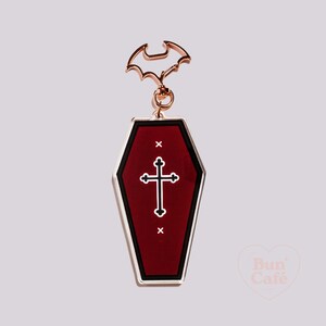 Keychains Spooky Vampire Coffin Shaker Charm - Etsy