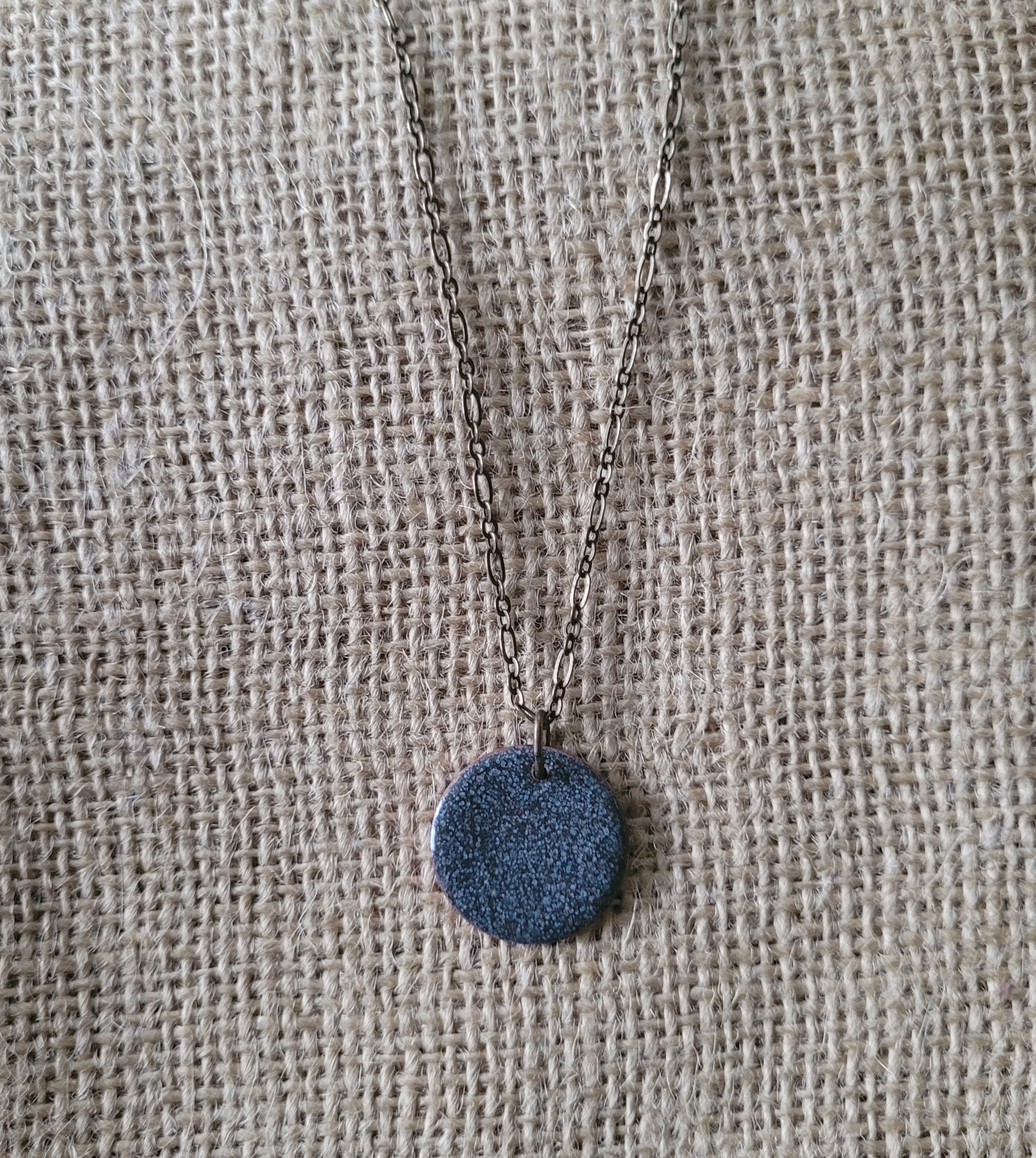 Spring Ferns Enamel Pendant - Etsy