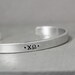 Zeta Tau Alpha Cuffs, Stacking Cuffs Metal Choices - Etsy