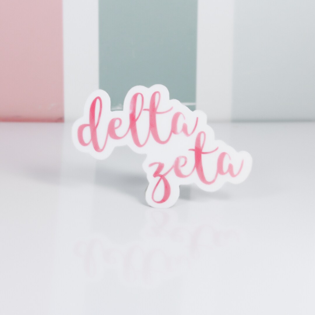 Delta Zeta Sticker, Sorority Sticker, FREE SHIPPING Delta Zeta Swag ...