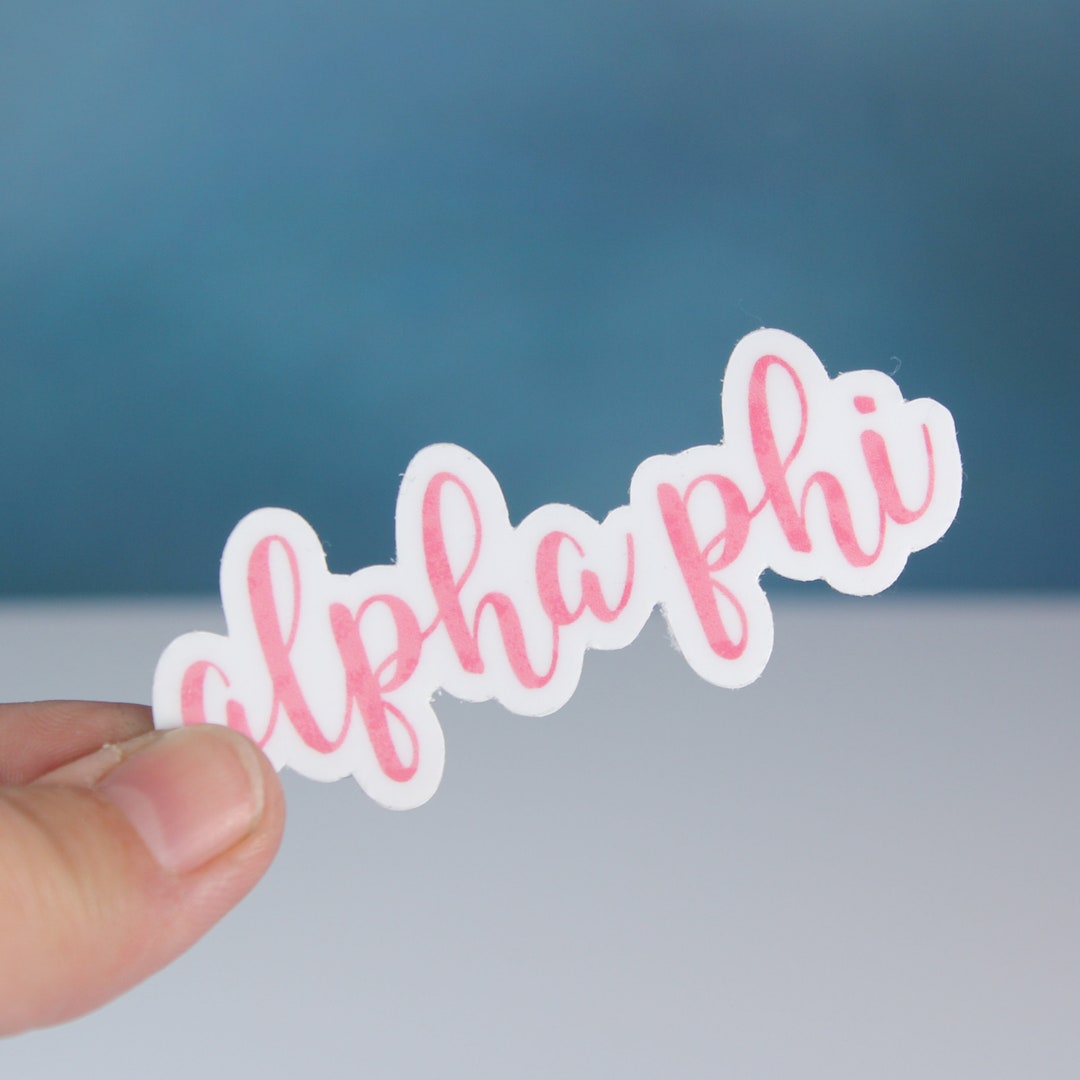 Alpha Phi Sticker, Sorority Sticker, FREE SHIPPING Alpha Phi Swag ...