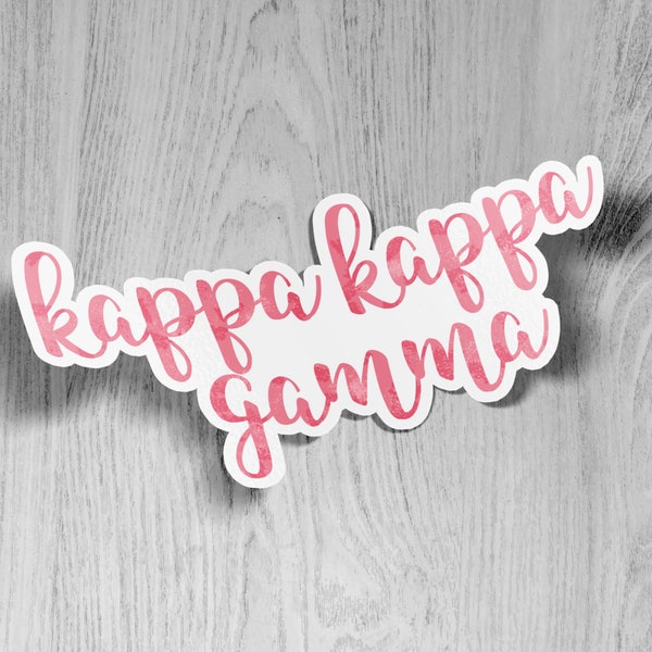 Kappa Kappa Gamma Sticker - Etsy