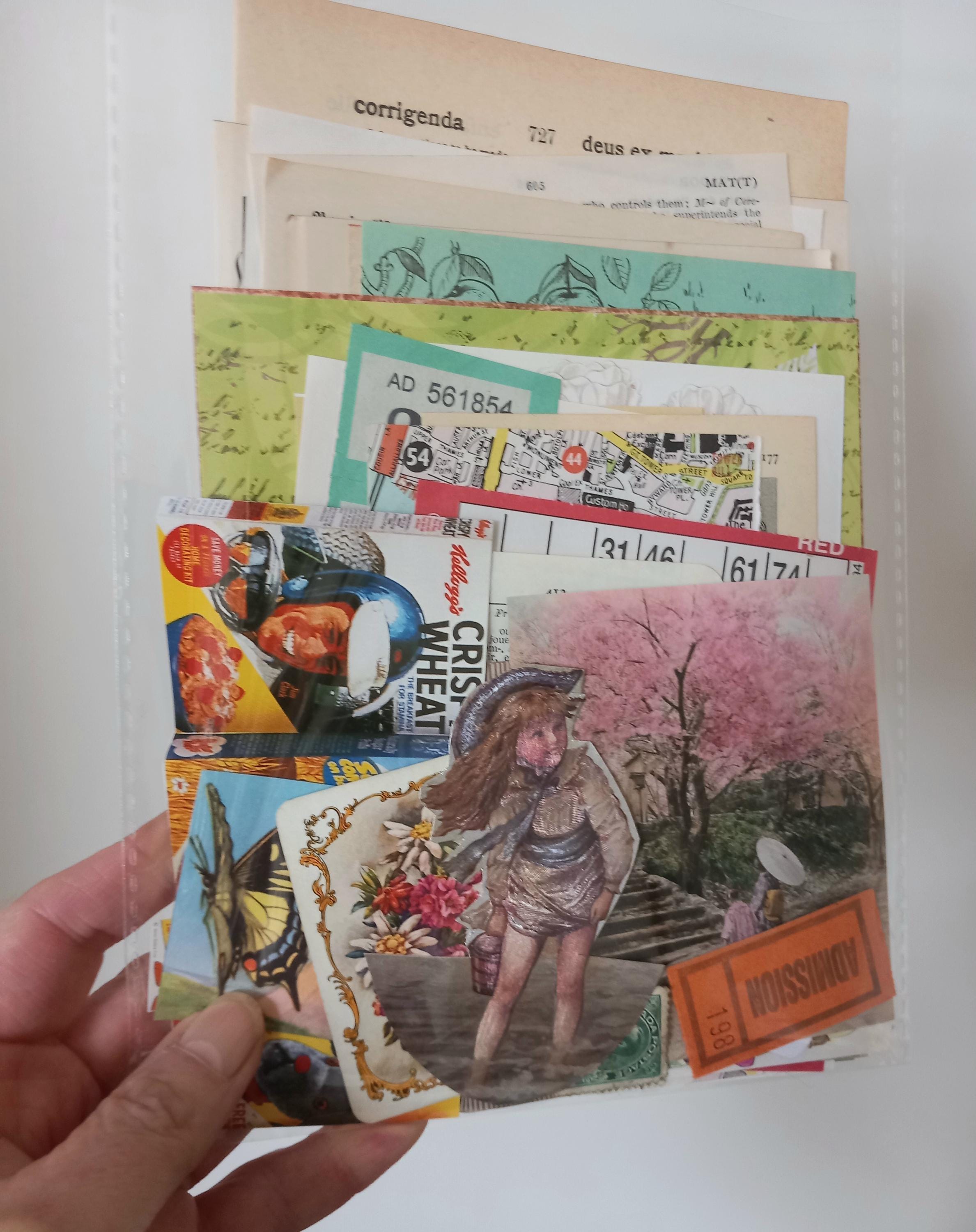 Vintage Ephemera Pack: 30 Piece Mixed Paper for Journaling - Etsy