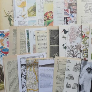 Vintage Paper Ephemera Pack. 75 Piece Junk Journal Kit. Old - Etsy